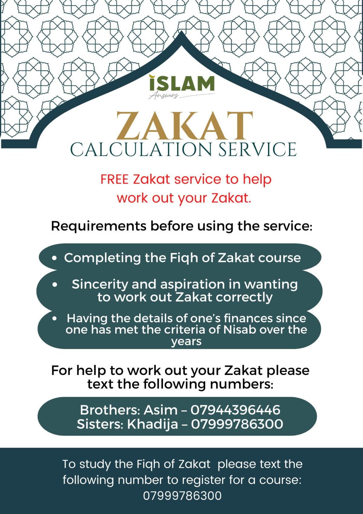 Zakat Calculation – Islam Answers
